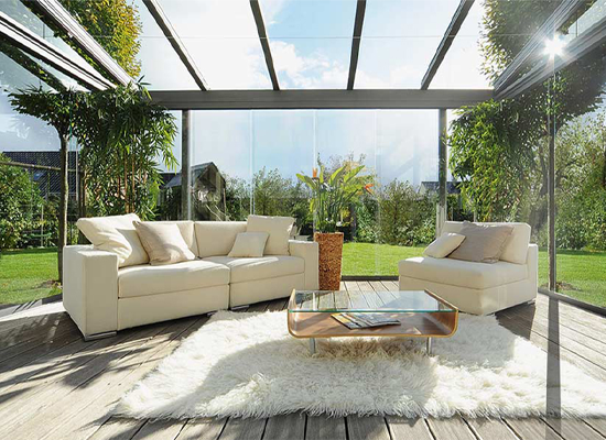 Glass rooms, Glass Roof & Terrace Cover Examples | Elegantly Designed ...